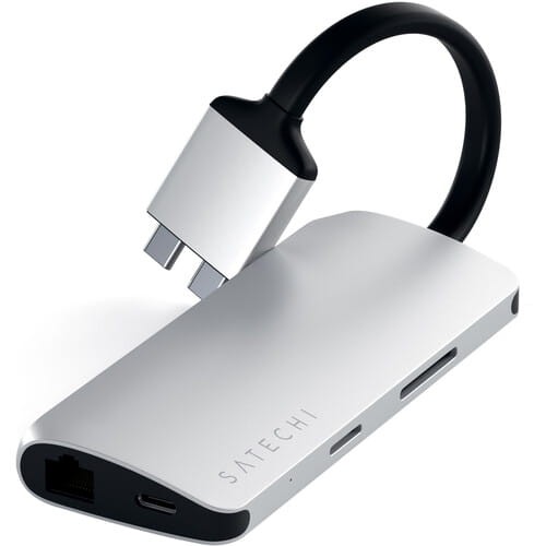 Satechi Dual Multimedia Adapter - aluminiowy adapter do MacBooka z ...