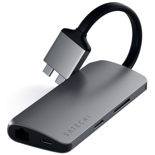 Satechi Dual Multimedia Adapter - aluminiowy adapter do MacBooka z ...