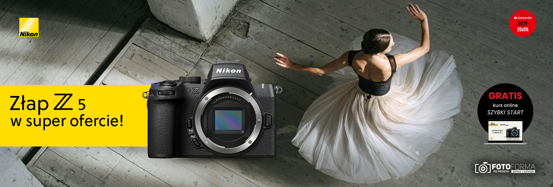 Aparat Nikon Z5 w super ofercie - Fotoforma.pl | Po prostu Obraz i Dźwięk