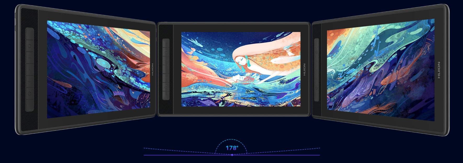 Tablet graficzny Huion Kamvas Pro 13 2.5K - fotoforma.pl
